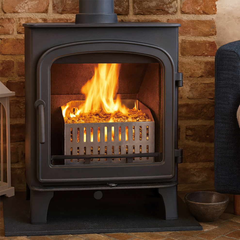 Pellet Burner Basket for Stoves, Fire Grates and Outdoor Fire Pits ...